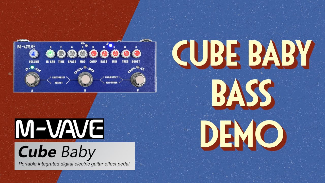 M-Vave Cube Baby Bass: Demo en 8 canciones (Sólo IRs & EQ) - YouTube