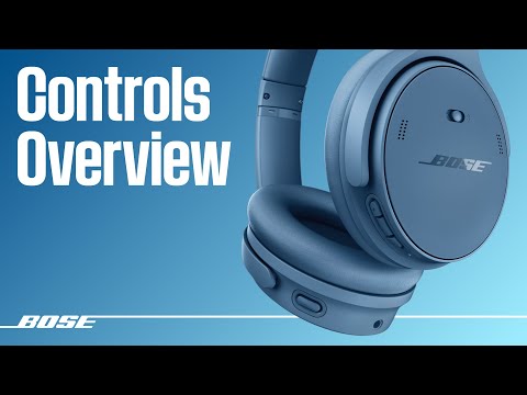 Bose QuietComfort Headphones – Controls Overview