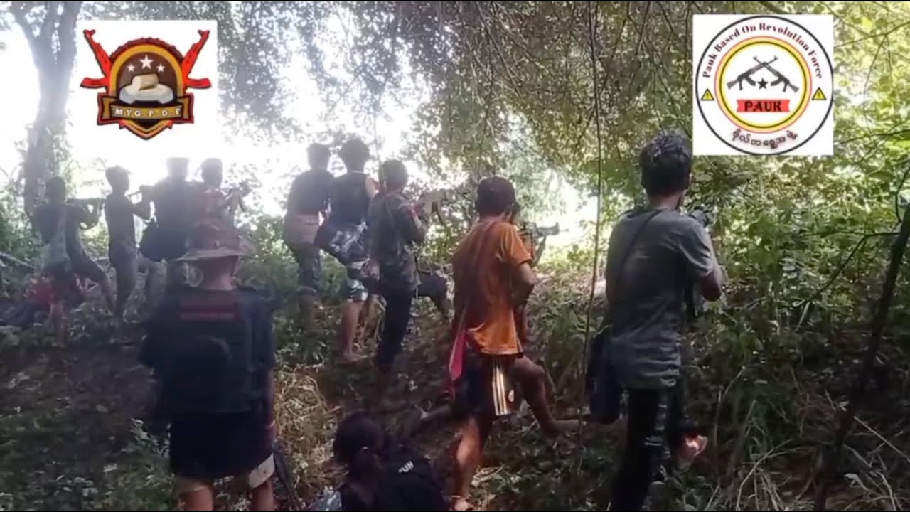 ပေါက်မှာ စစ်ကောင်စီယာဉ်တန်းနဲ့ခြေလျင်စစ်ကြောင်း တိုက်ခိုက်ခံရလို့ ၂ ဦးသေဆုံး Youtube