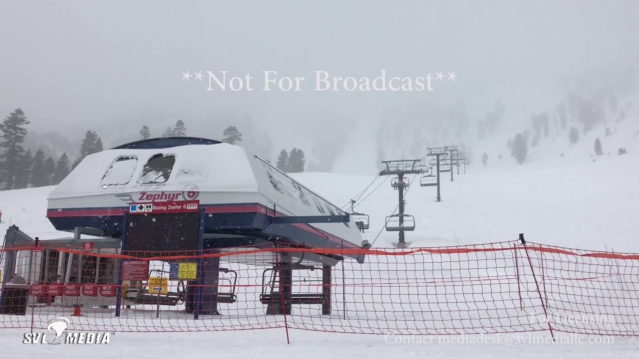 Mt. Rose Summit - Reno, Nevada - Snow at 8900'/Ski Resort Operations ...