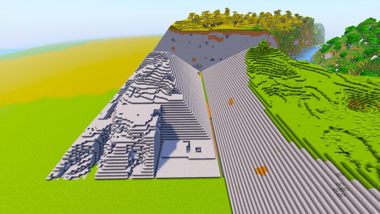 Minecraft - making the world flat 538 - YouTube