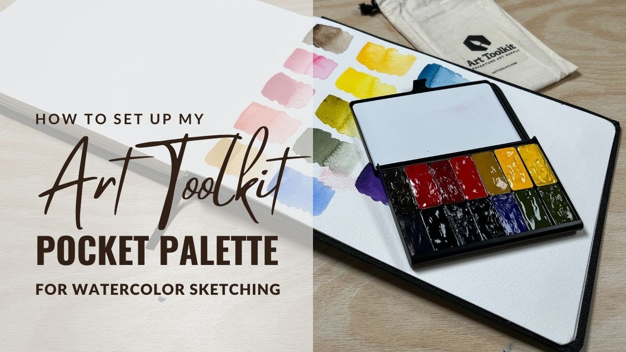 How to Set Up an Art Toolkit Pocket Palette for On-the-go Travel ...