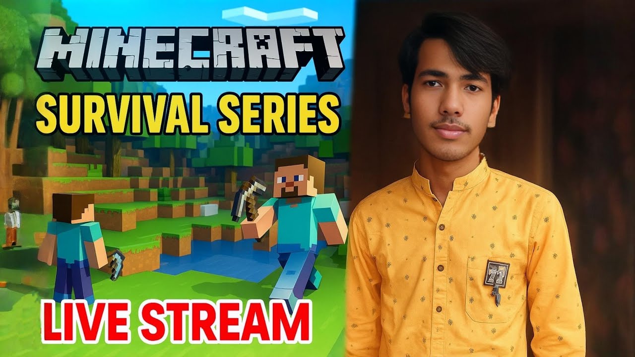 🔥Minecraft Survival Series #1 | Live Gameplay with Nitin Babu 💥 - YouTube