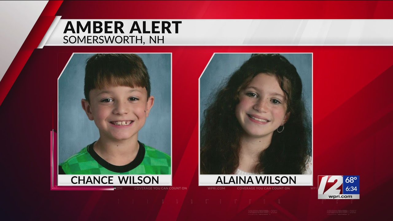 Amber Alert issued for 2 NH kids taken from grandmother's home - YouTube