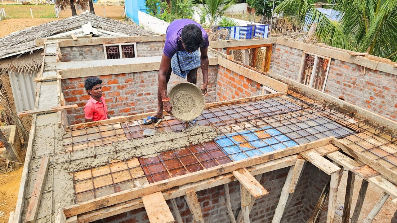 Lintel Belt Concrete_2BHk House Lintel Beam and Loft Reinforcement ...
