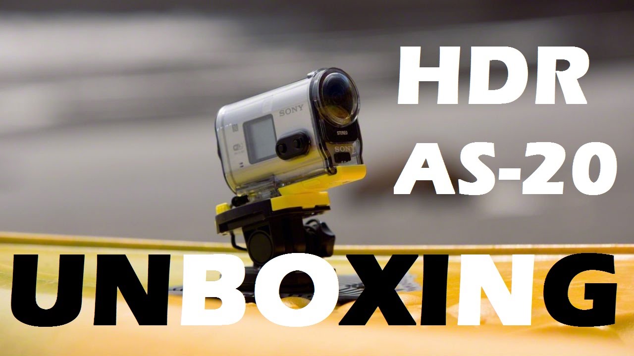 Sony HDR-AS20 Unboxing - Kutu Açılımı & Review - İnceleme - YouTube