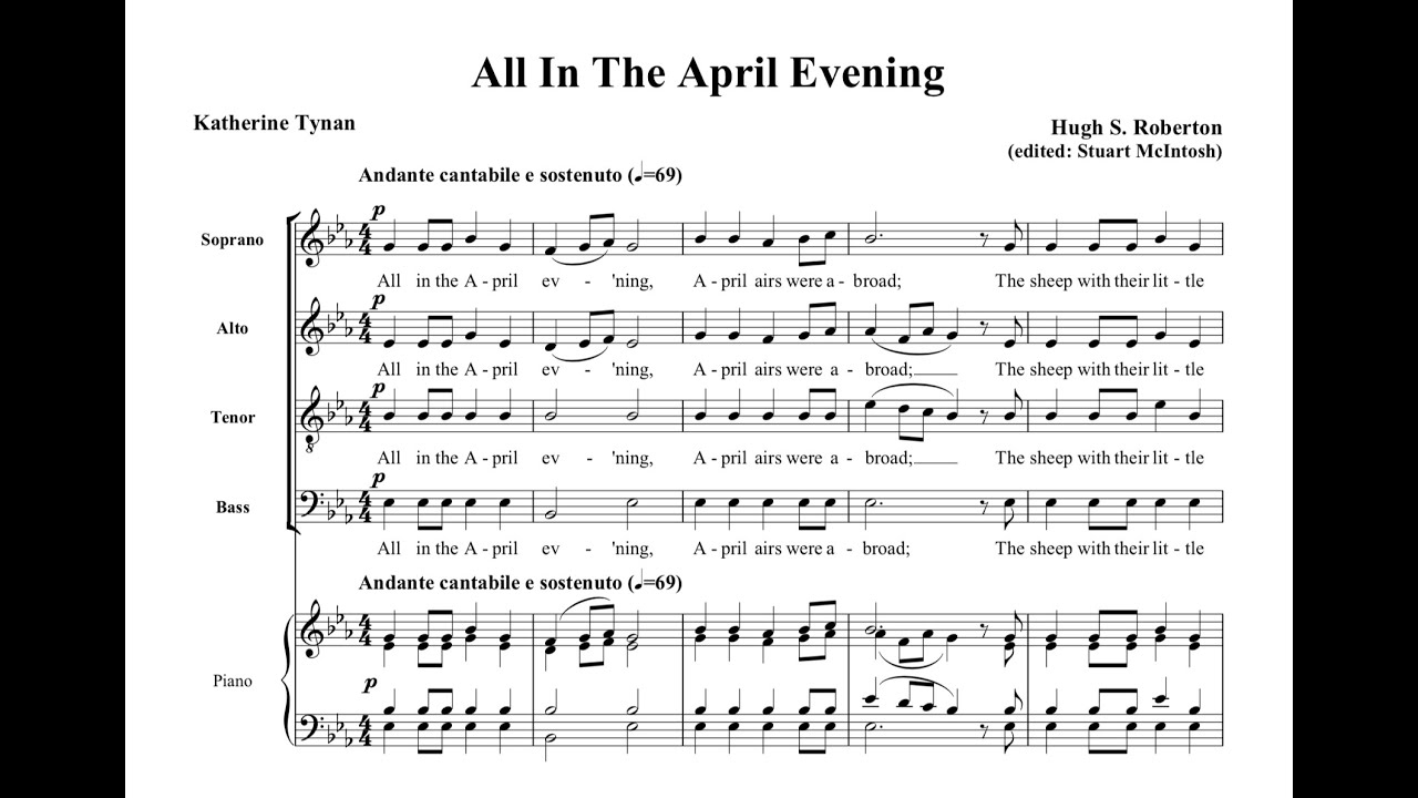 All in the April Evening (Spring 2019) - YouTube