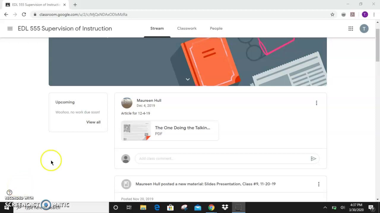 How to Mark an Assignment Done on Google Classroom - YouTube