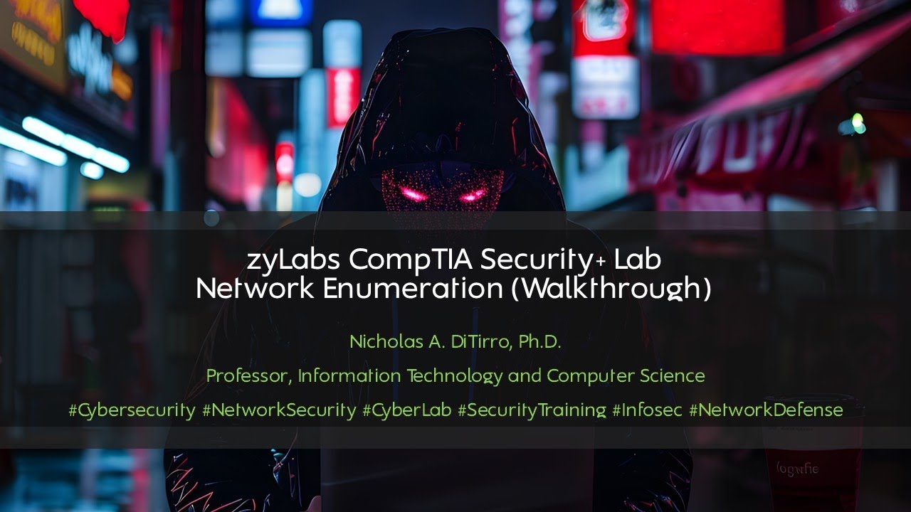 zyLabs CompTIA Security+ Lab: Network Enumeration (Walkthrough ...