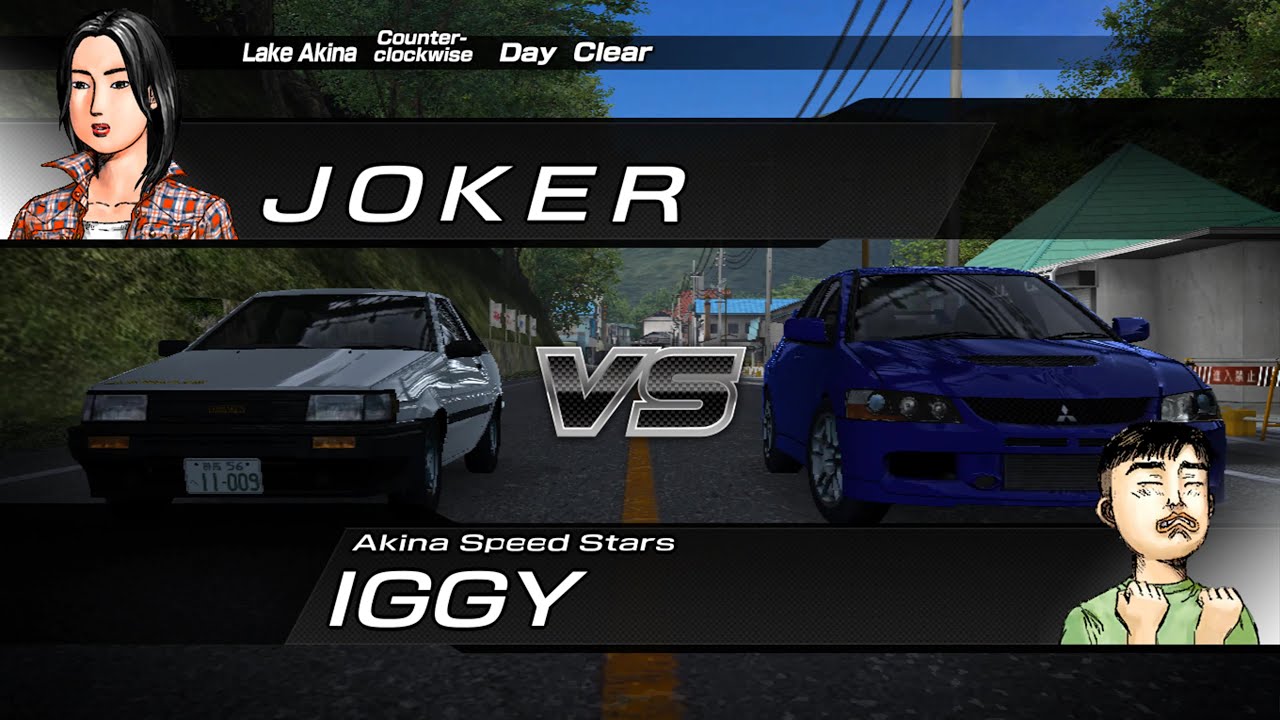Initial D Arcade Stage Ver.4 "Lake Akina" - My Lan Evo 9 VS Itsuki ...