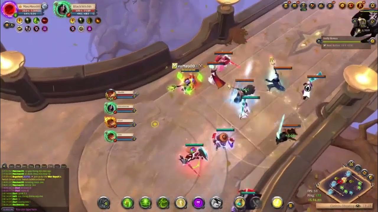 Albion Online [Outnumbered] Nature Healer POV - YouTube