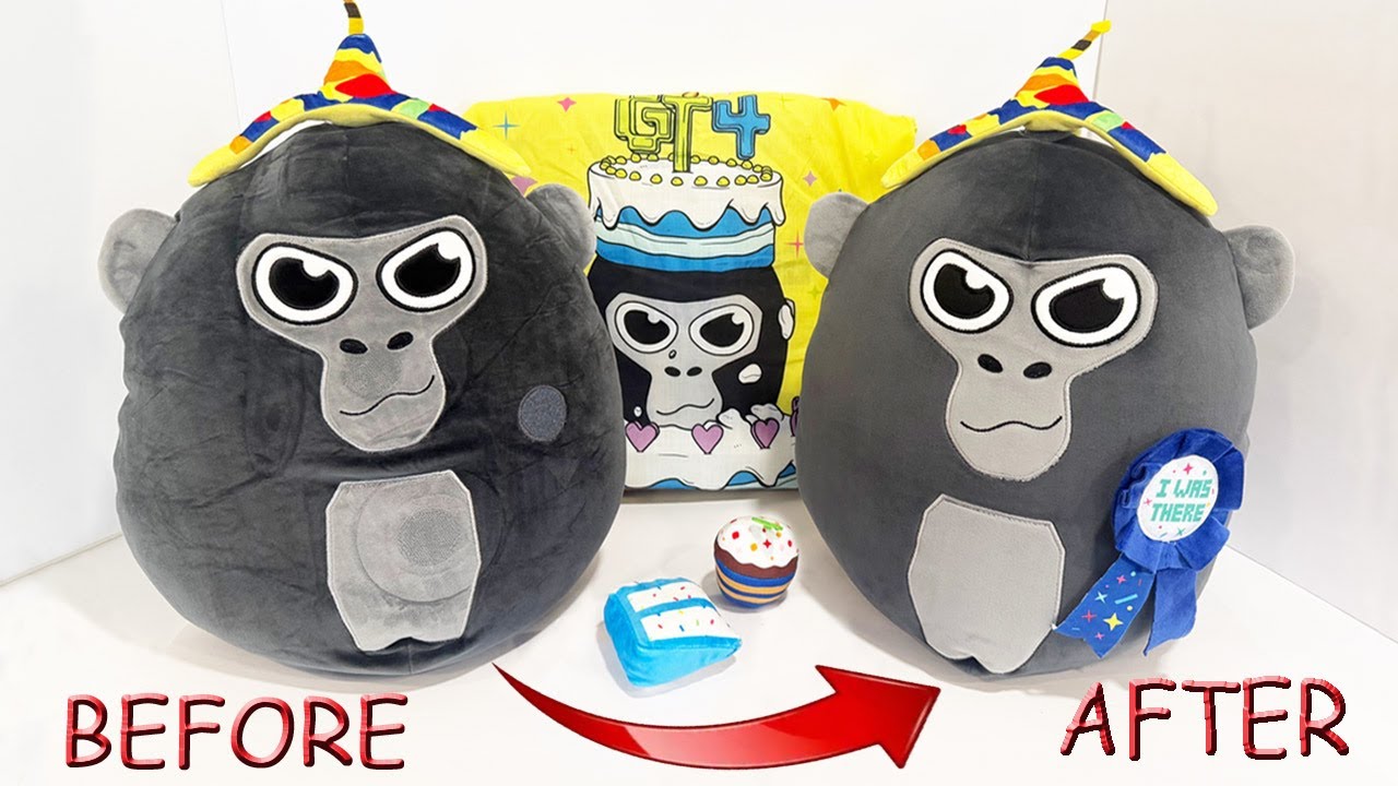 How To FIX Makeship GORILLA TAG Doughboi Monke PLUSH - DIY Remove the ...
