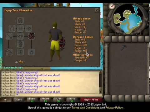 07 Old School Runescape Armor Comparison: Rune Defender vs Obby Shield ...