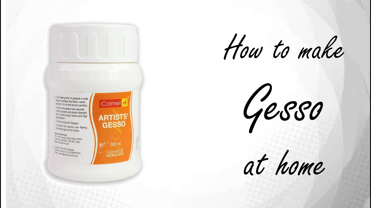 how to make gesso at home with 3 ingredient / 3 ingredient gesso ...