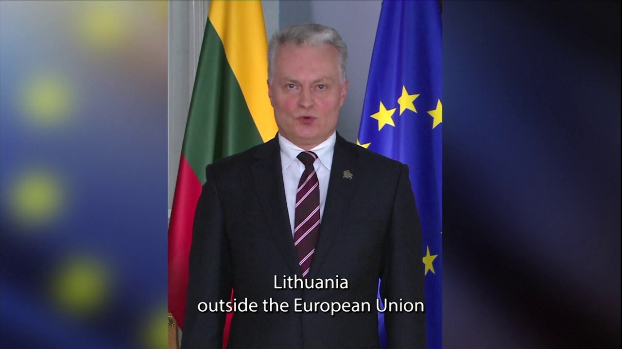 Gitanas Nausėda, President of Lithuania on Europe Day - YouTube