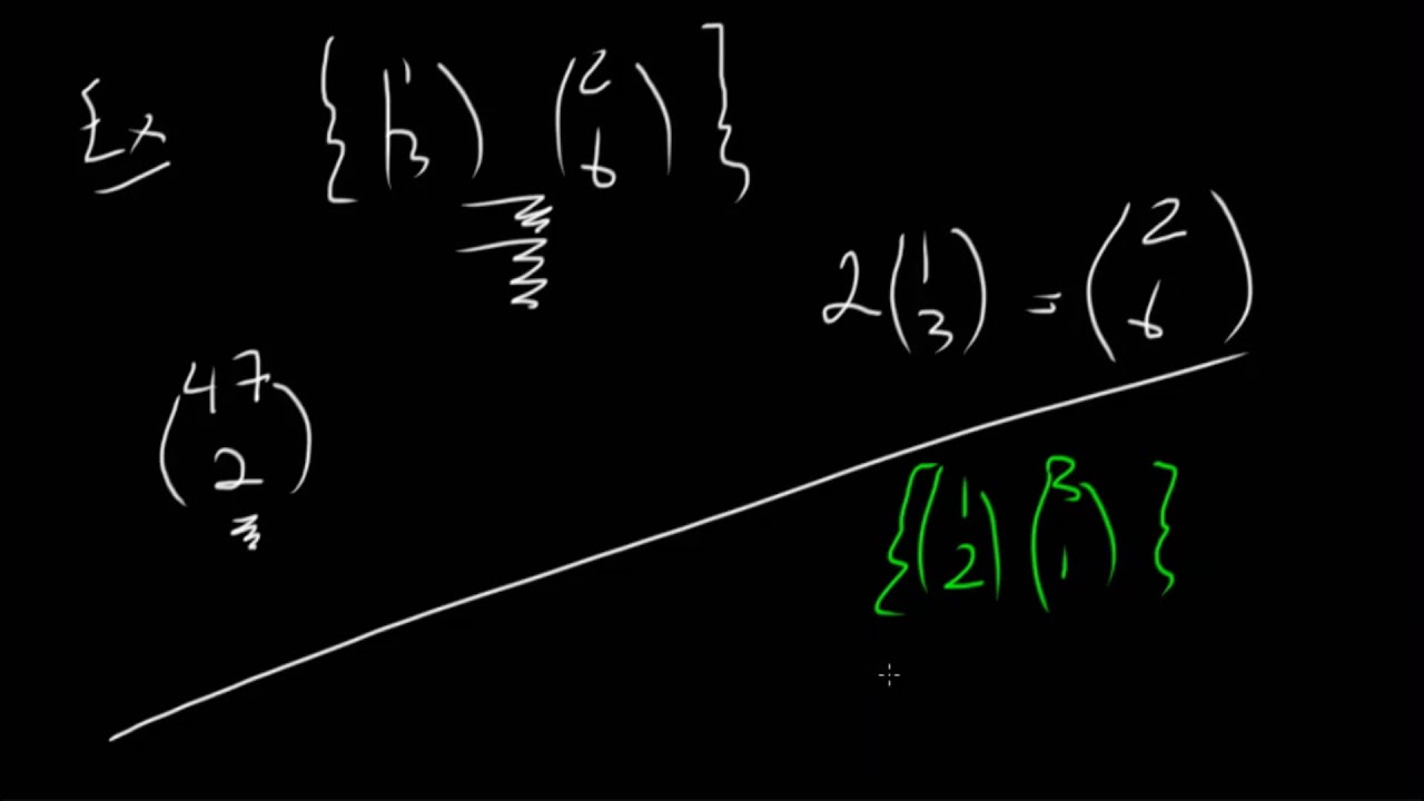 Linear Independence - YouTube