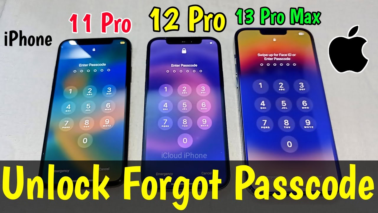 iPhone Forgot Password Unlock In 2 Minutes | Remove iPhone Passcode ...