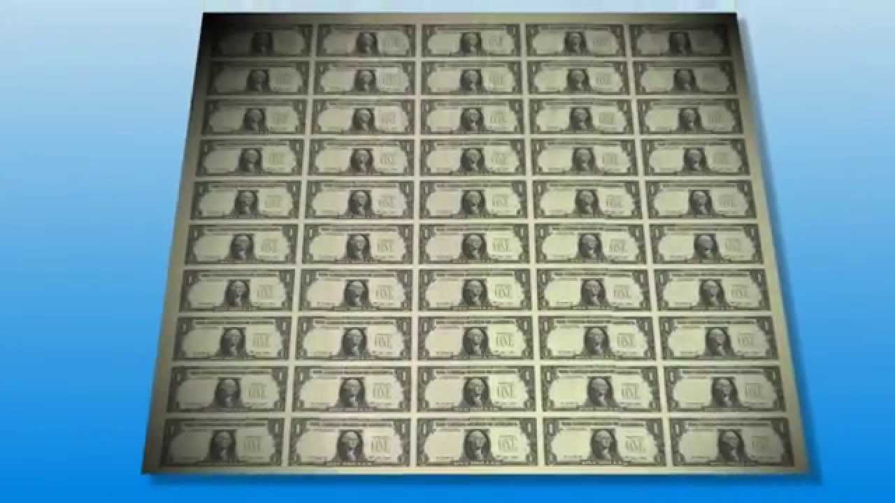 Recent Change in the Production of Federal Reserve notes - YouTube