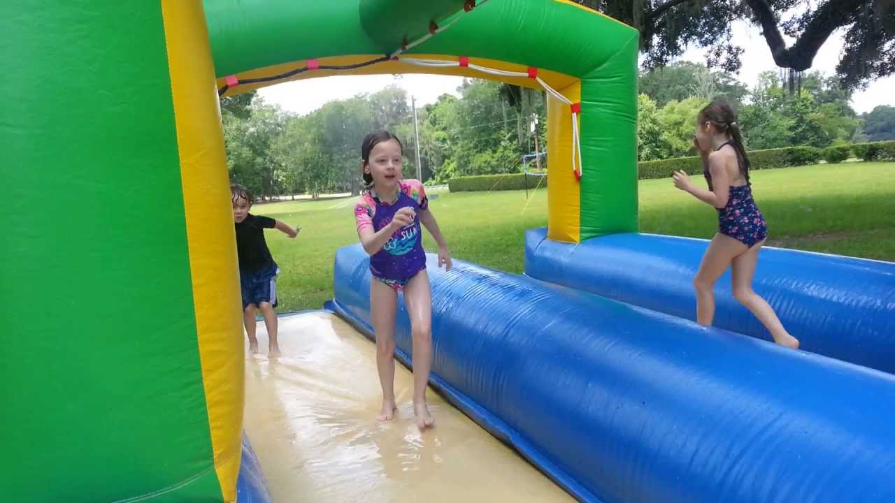 Slipping and Sliding with Friends - YouTube