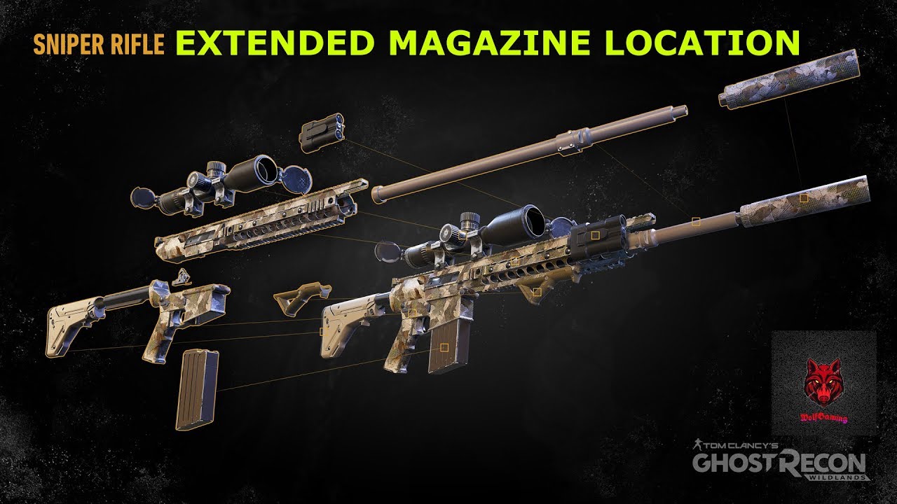Sniper EXTENDED Magazine LOCATION#Tom Clancy's Ghost Recon Wildlands ...