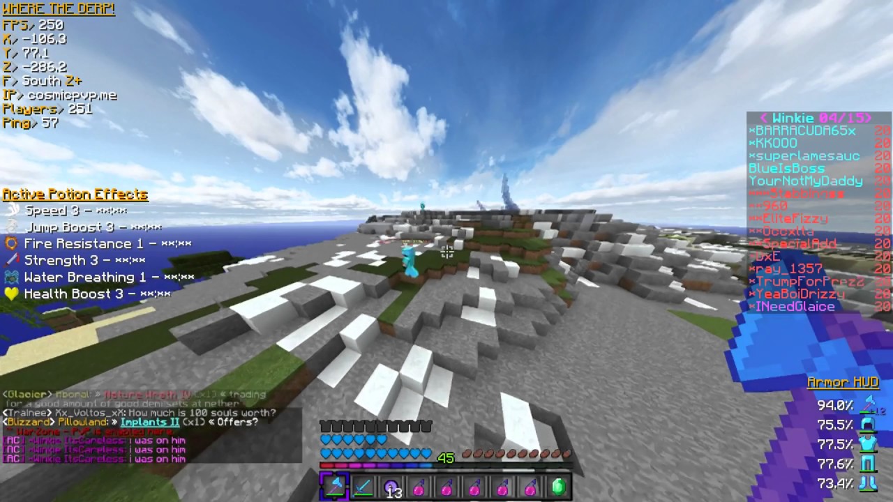 Cosmic PvP: Ice Planet God/Demi PvP - YouTube