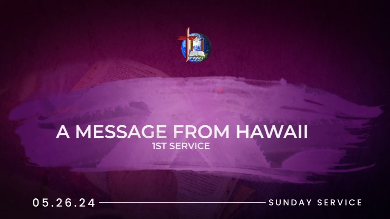 A Message from Hawaii - YouTube