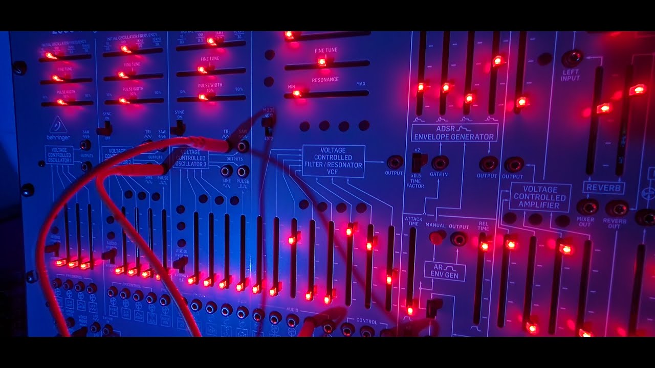 Behringer 2600 + Digitone Jam - Immersed - YouTube