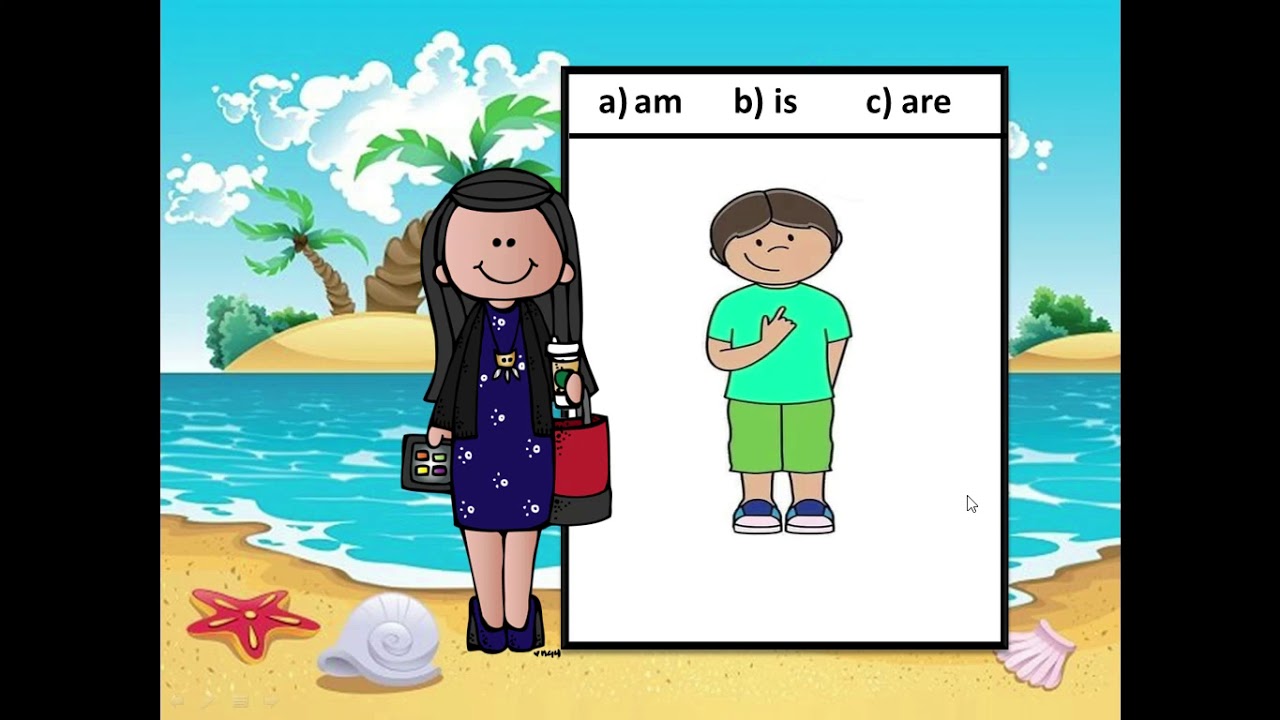 VERB TO BE - 1ST GRADE - YouTube