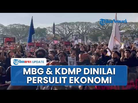 Massa Aksi di DPRD Kota Malang Tuntut Program MBG dan KDMP Direvisi Persulit Ekonomi