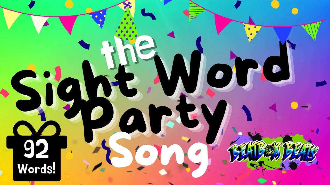 The Sight Word Party Song | Slide Left - Slide Right Dance ...