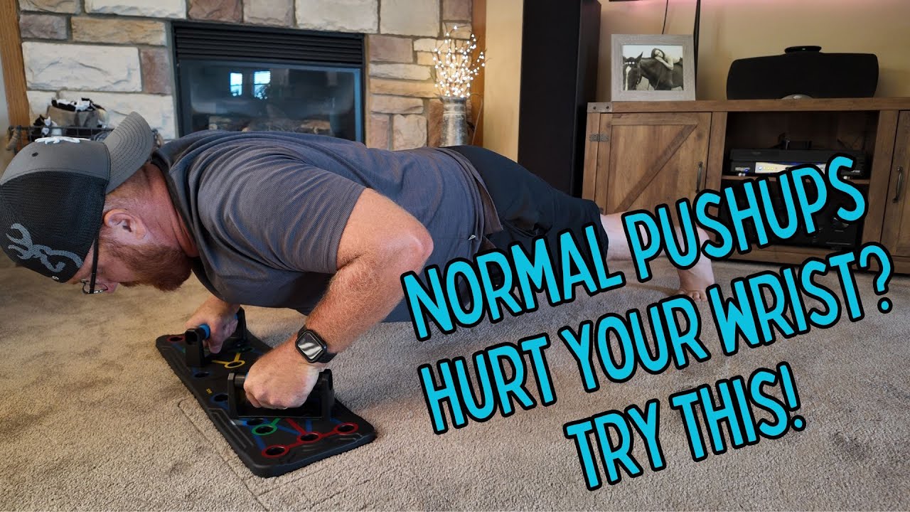 Solid Push Up Board Home Workout Equipment Review | If you struggle ...