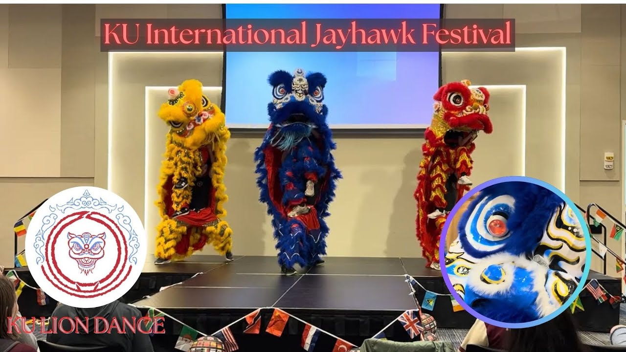 KU LION DANCE | KU International Jayhawk Festival - YouTube