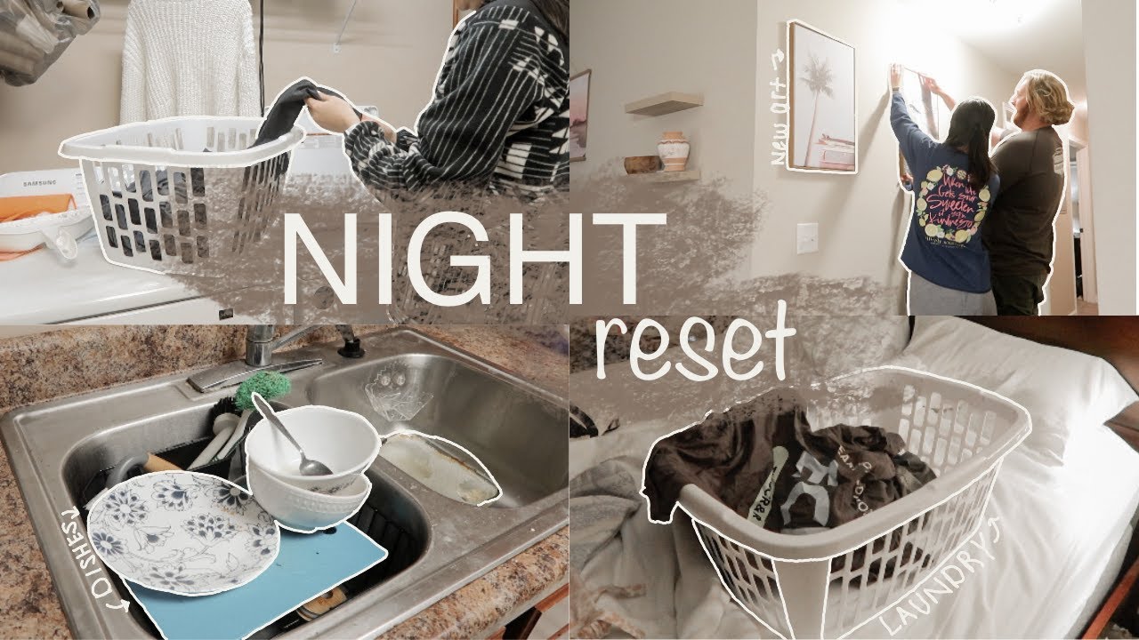 NIGHT CLEANING MOTIVATION! | night reset - YouTube