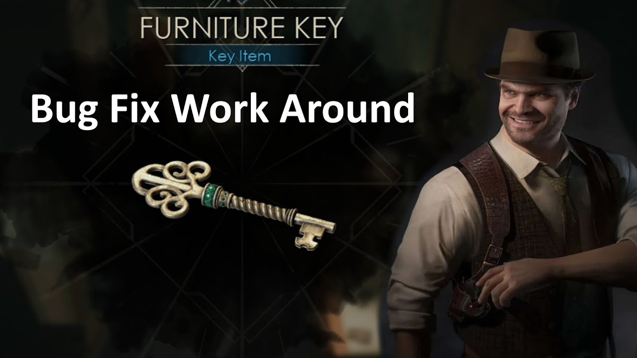 Alone in the Dark: Furniture Key Bug Fix - YouTube