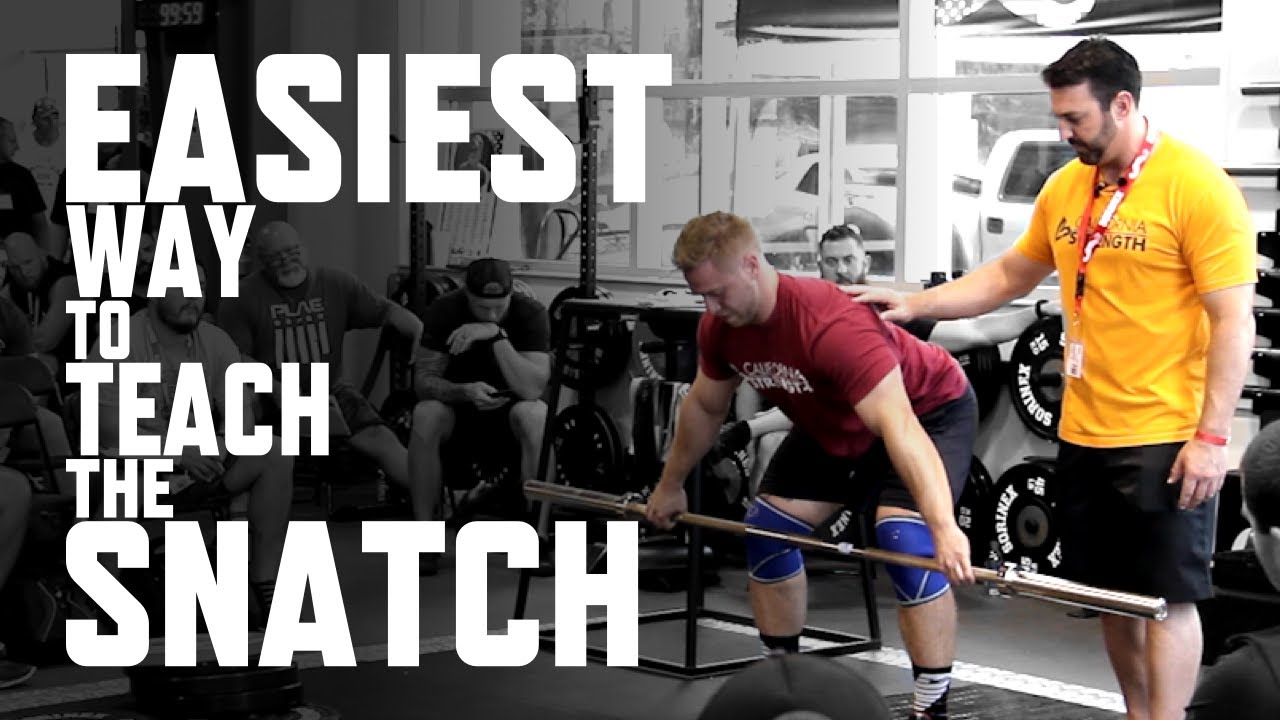 Easiest Way to Teach The Snatch With Dave Spitz - YouTube