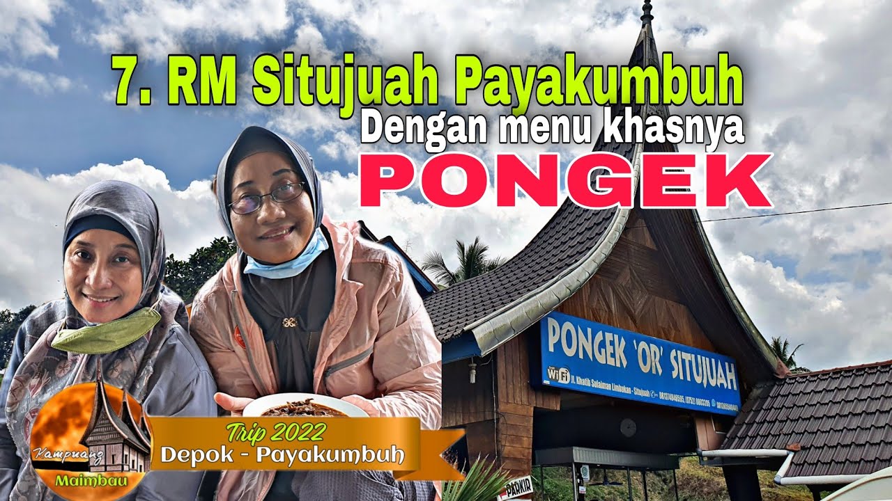 07#Trip 2022 : Pongek menu khas rumah makan Situjuah#Payakumbuh - YouTube