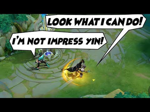 Yin Try to Impress Wanwan with his moves MLBB Meme