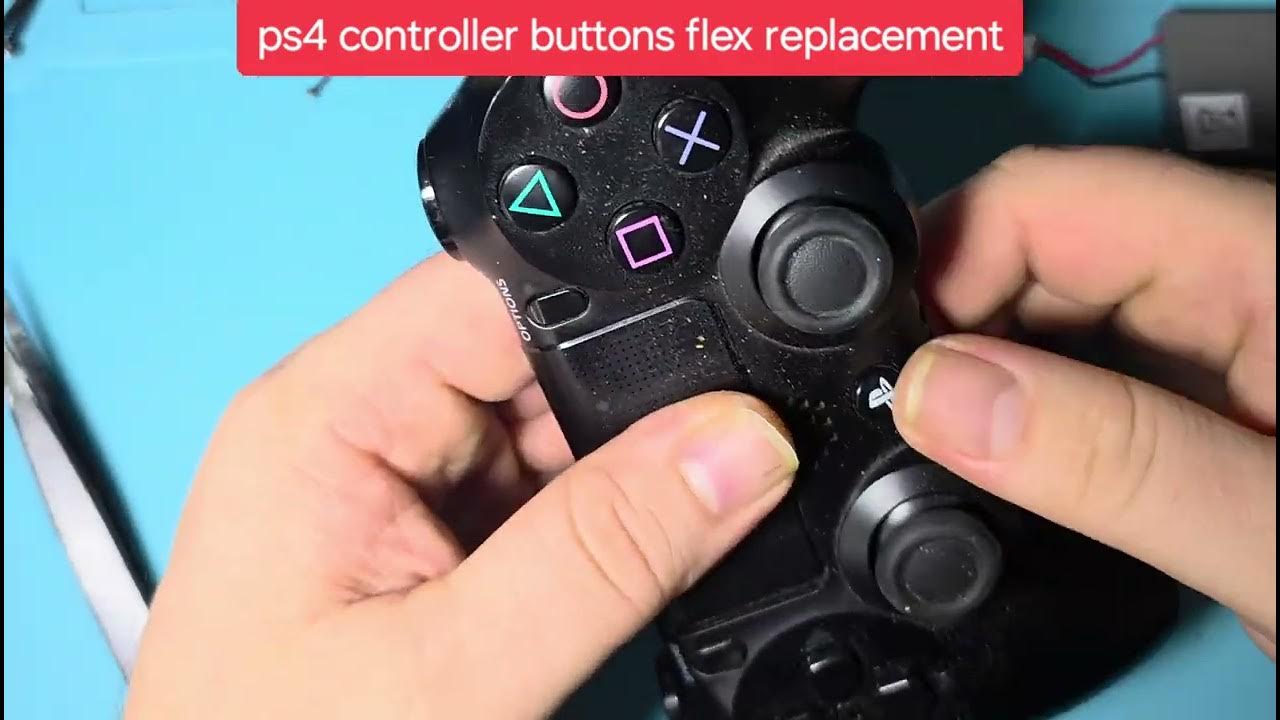 ps4 controller buttons not working flex replacement repair part2 - YouTube
