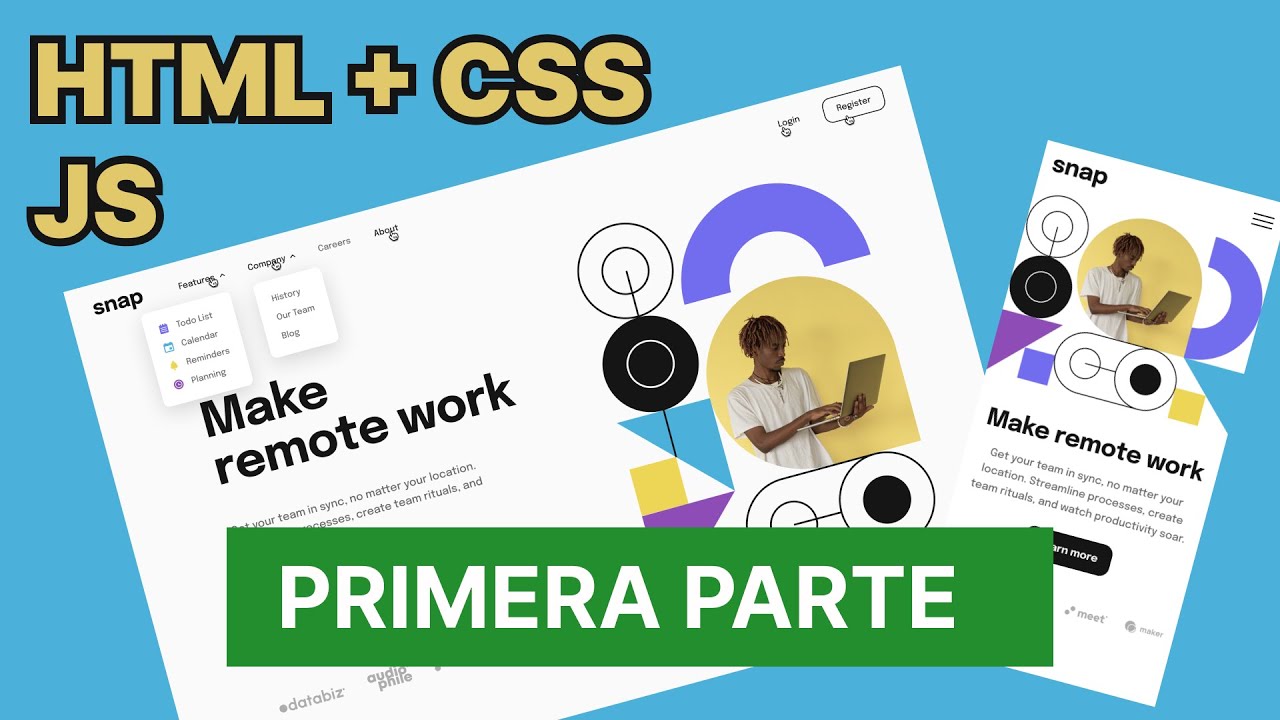 👌😉 Crea Una PÁgina Responsiva Con Menú Desplegable 🎖️ Desafío Frontend 30 Youtube