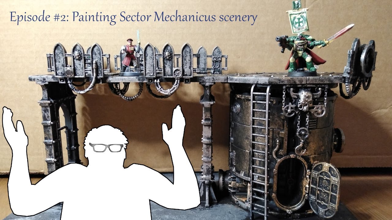 Episode #2: Painting Sector Mechanicus scenery - YouTube