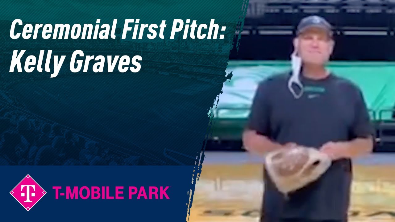 Ceremonial First Pitch: Kelly Graves - YouTube