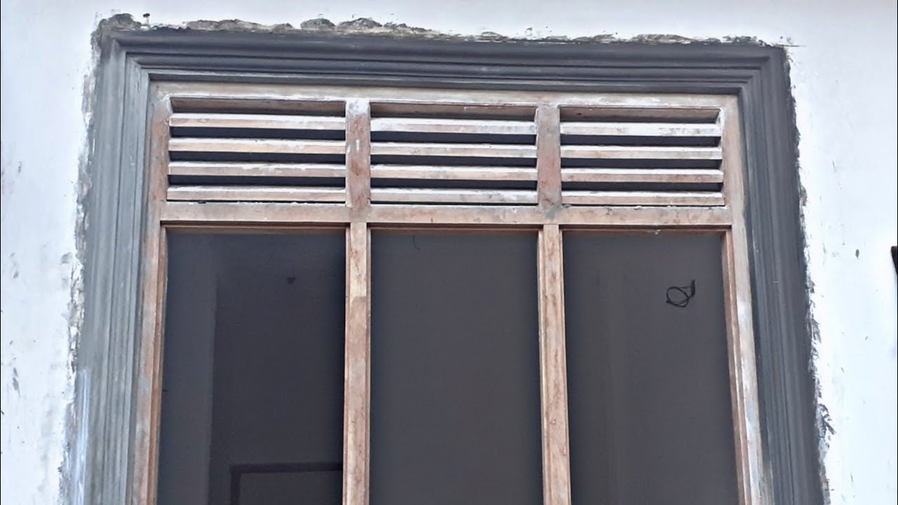 කොහොමද ජනේලයක් ලස්සනට මෝල්ඩින් කරගන්නෙ.how to create a amazing window ...