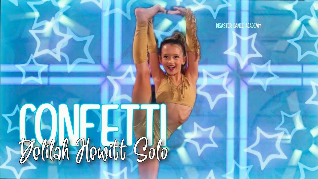 Confetti Solo- Delilah Hewitt- Week One - YouTube
