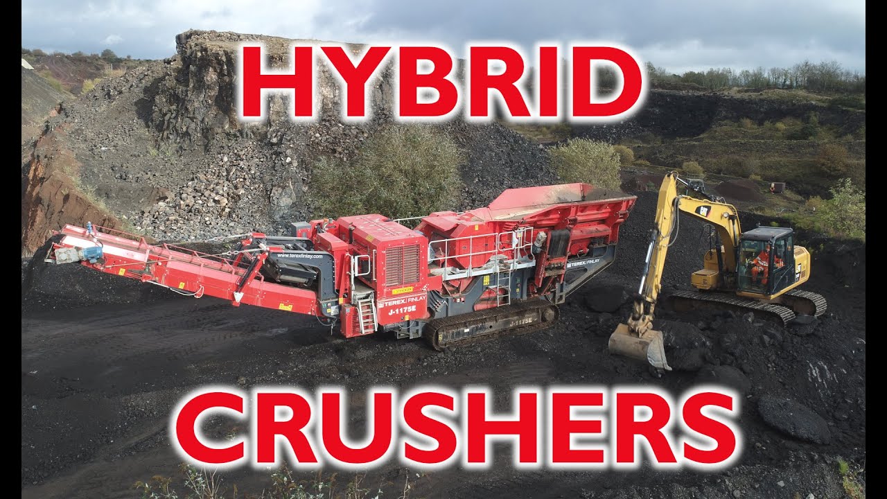 Terex Finlay's dual-power crushers - YouTube