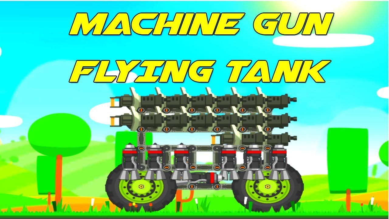Super Tank Rumble - Flying Machine Gun Tank - YouTube