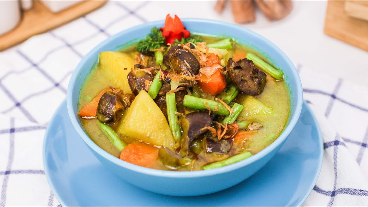 Opor Sayur Ati Ampela Resep Opor Simple Youtube