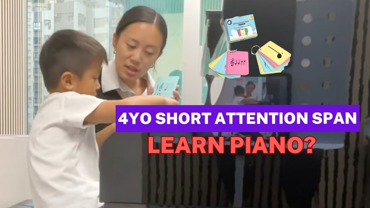 4yo boy in Hong Kong learns music notes! ft. Isabelle Ng & Muso Flash ...