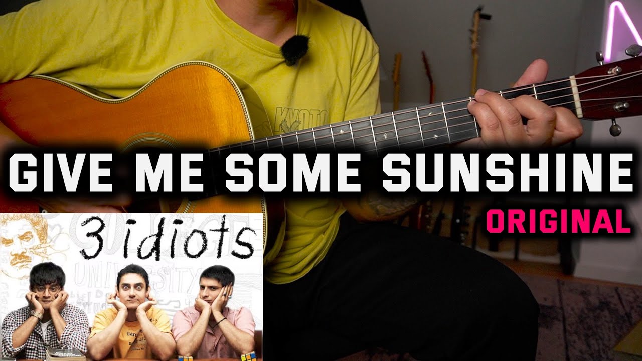 Give Me Some Sunshine | 3 Idiots | Guitar lesson with TABS - YouTube