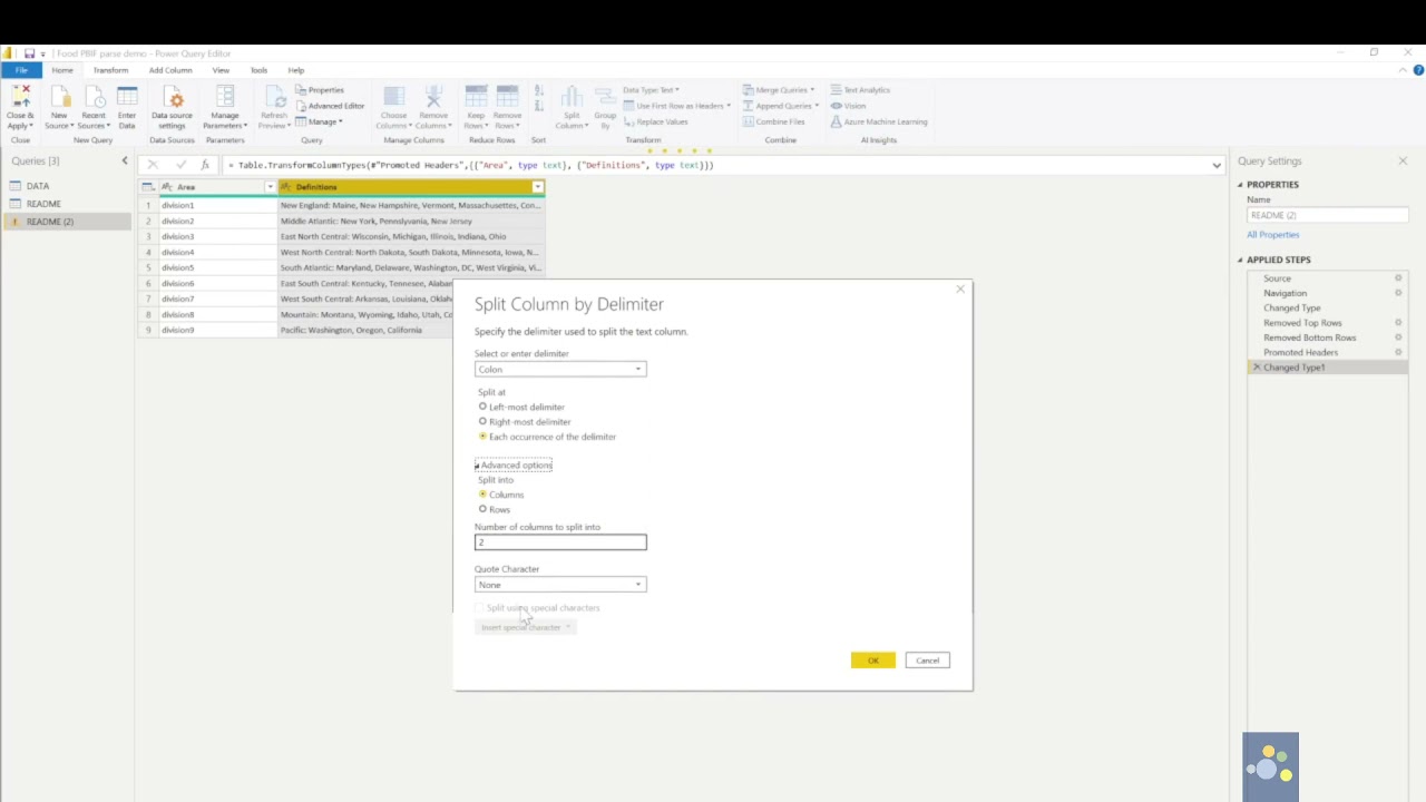 Using Power BI to Parse data - YouTube