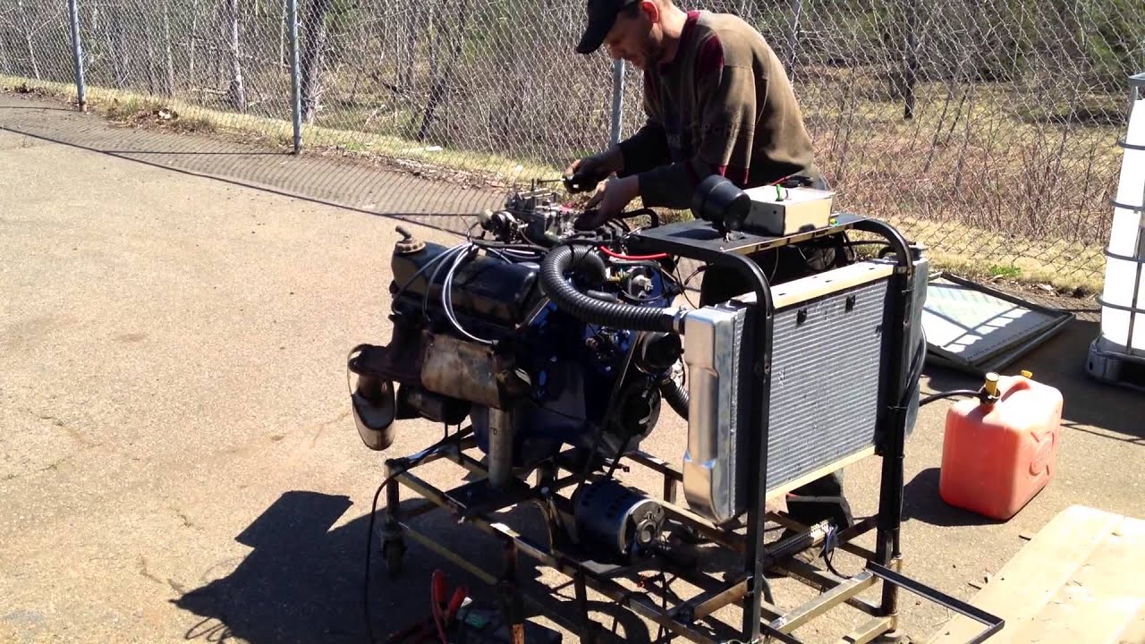Authcom's New Engine Testing Rig - YouTube